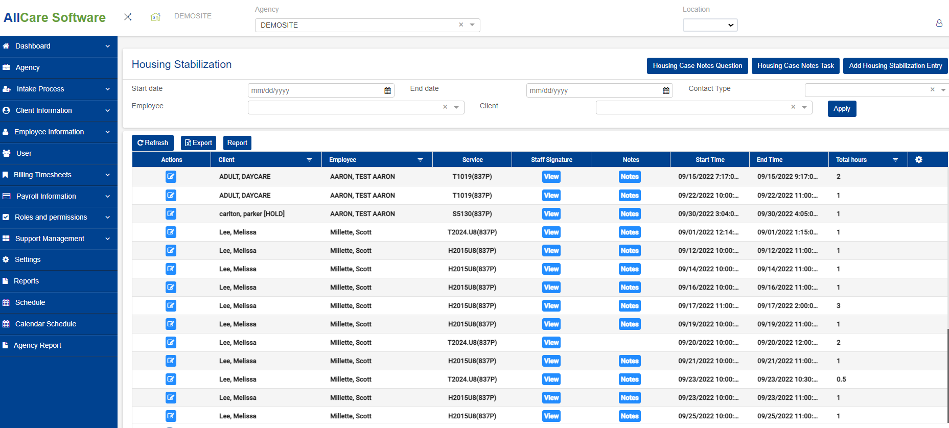 Housing Transition & Stabilization | AllCare Software